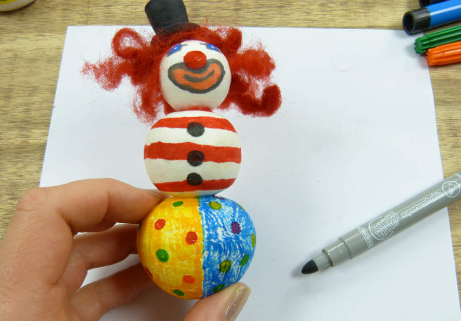 Clown basteln