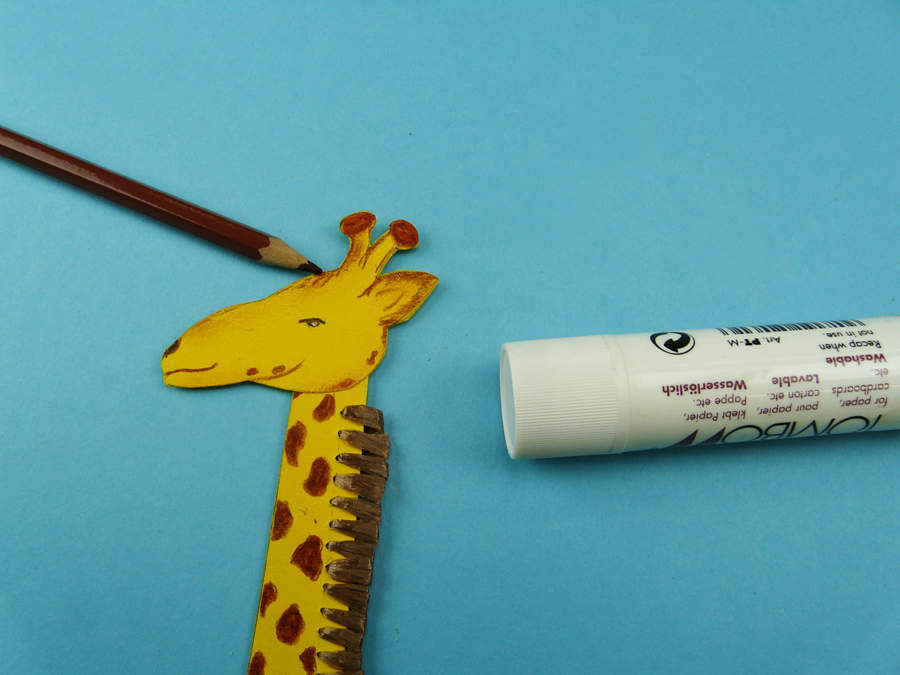 Eine tolle Giraffe basteln | schöne Bastelidee