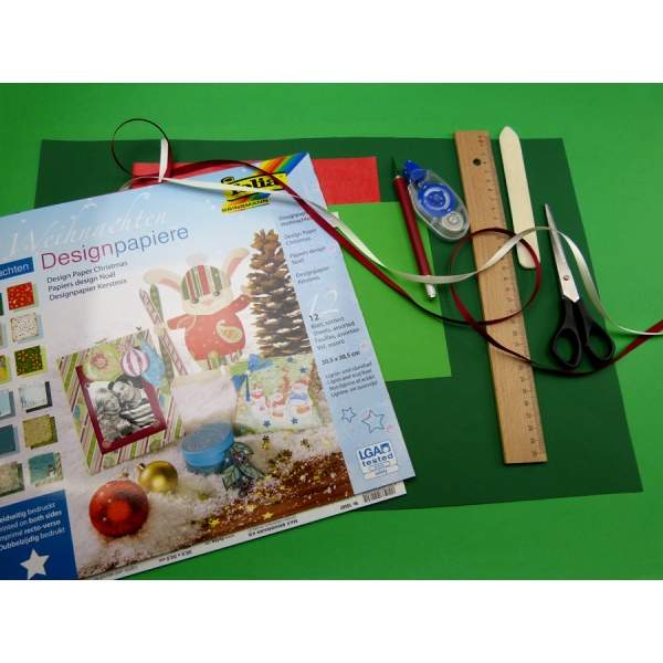 Karten selbst basteln | Weihnachtskarte selber basteln