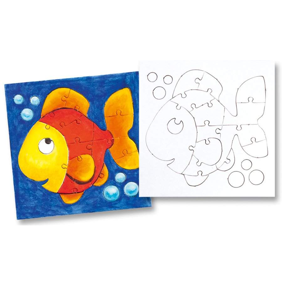 Mini Puzzle Fisch 21 Teile | Günstiges 10er Set!, 8,90 Fr.